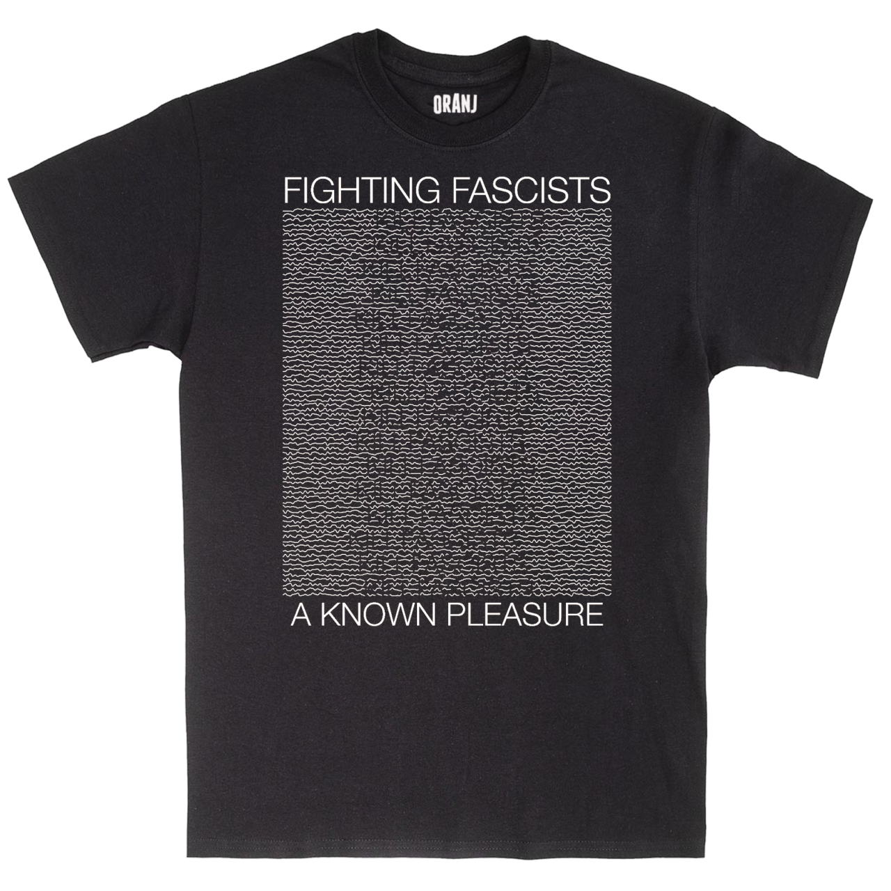 Fighting Fascists – A Known Pleasure T-Shirt - Sabocat Press